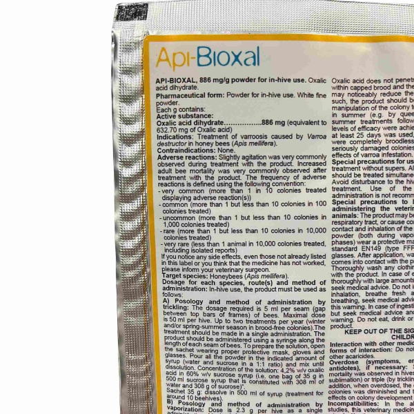 Api-Bioxal (35g) Expiry Jan 28 - Varroa Control