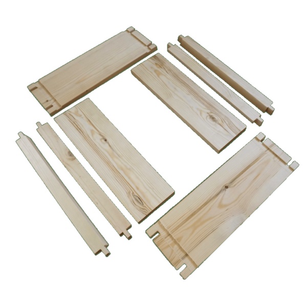 Beehive Parts for a Pine British National Hive