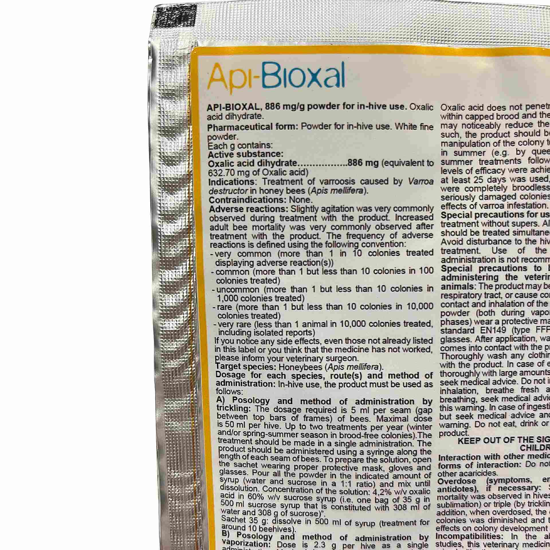 Api-Bioxal (35g) Expiry Jan 28 - Varroa Control