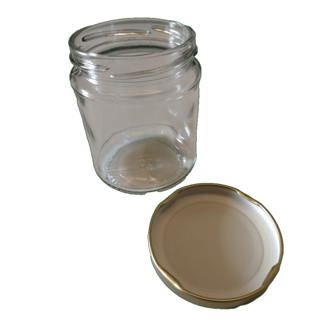 300ml (12oz - 340g) Glass Panel Honey Jar - Pack of 28