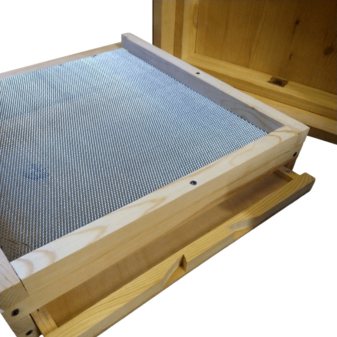 Pine National Beehive with 2 Supers