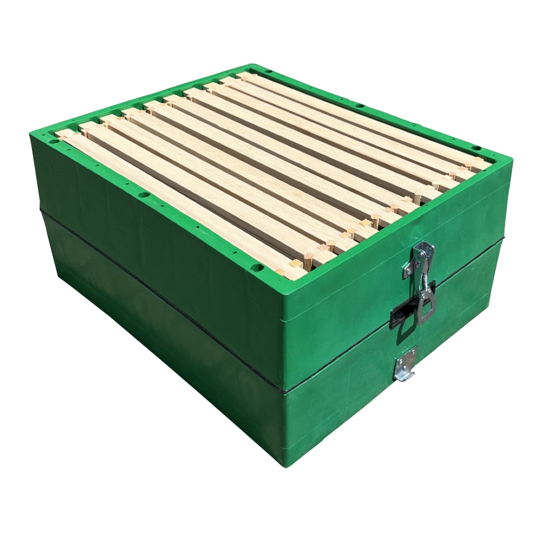 Technoset Langstroth Beehive Brood Box - Green