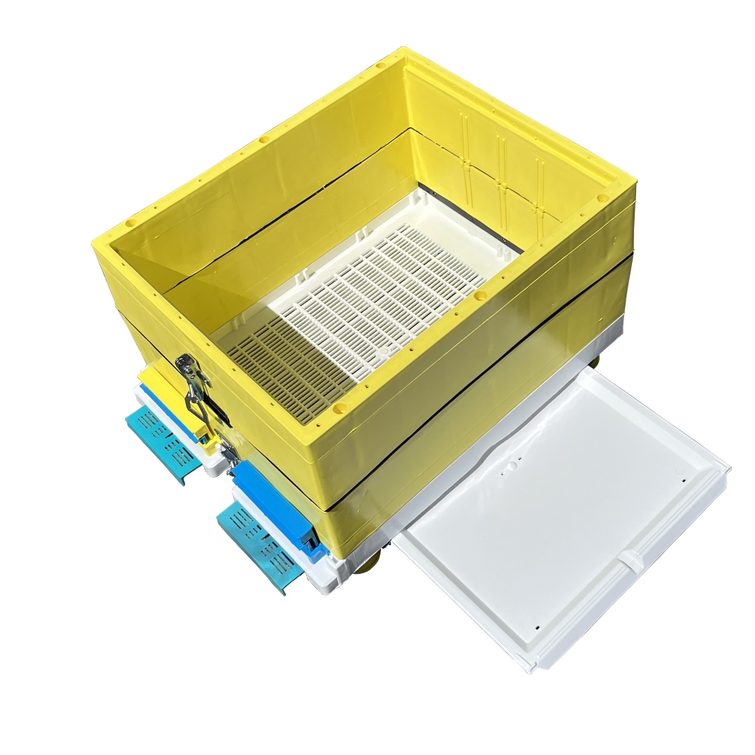 Technoset Langstroth Hive with 1 Shallow Super - Yellow