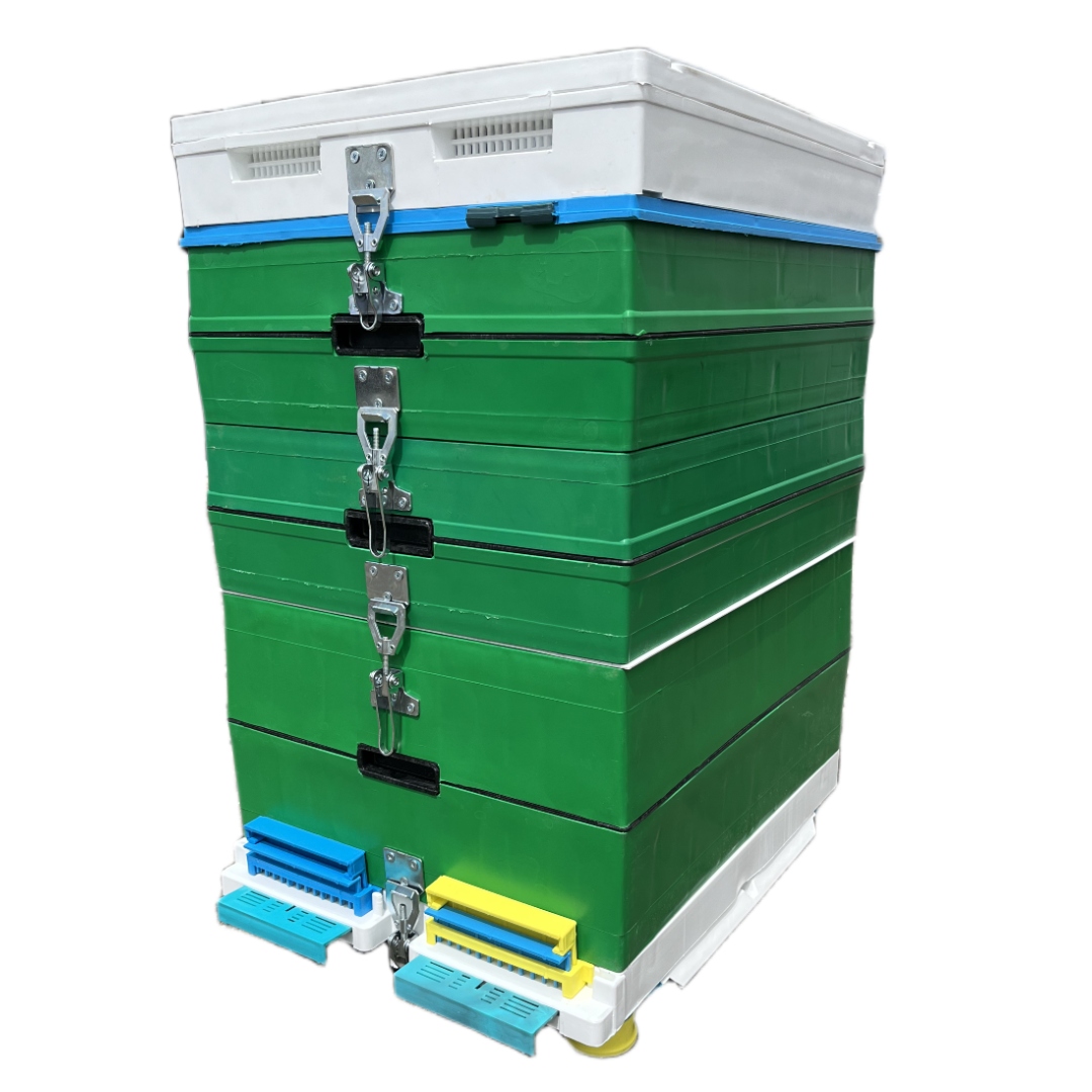 Complete Technoset Langstroth Hive Kit - Green