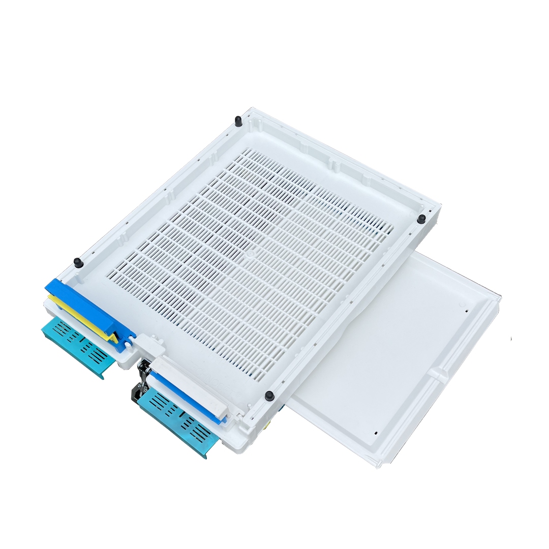 Technoset Langstroth Hive with 2 Shallow Supers + Dual Feeder - Green