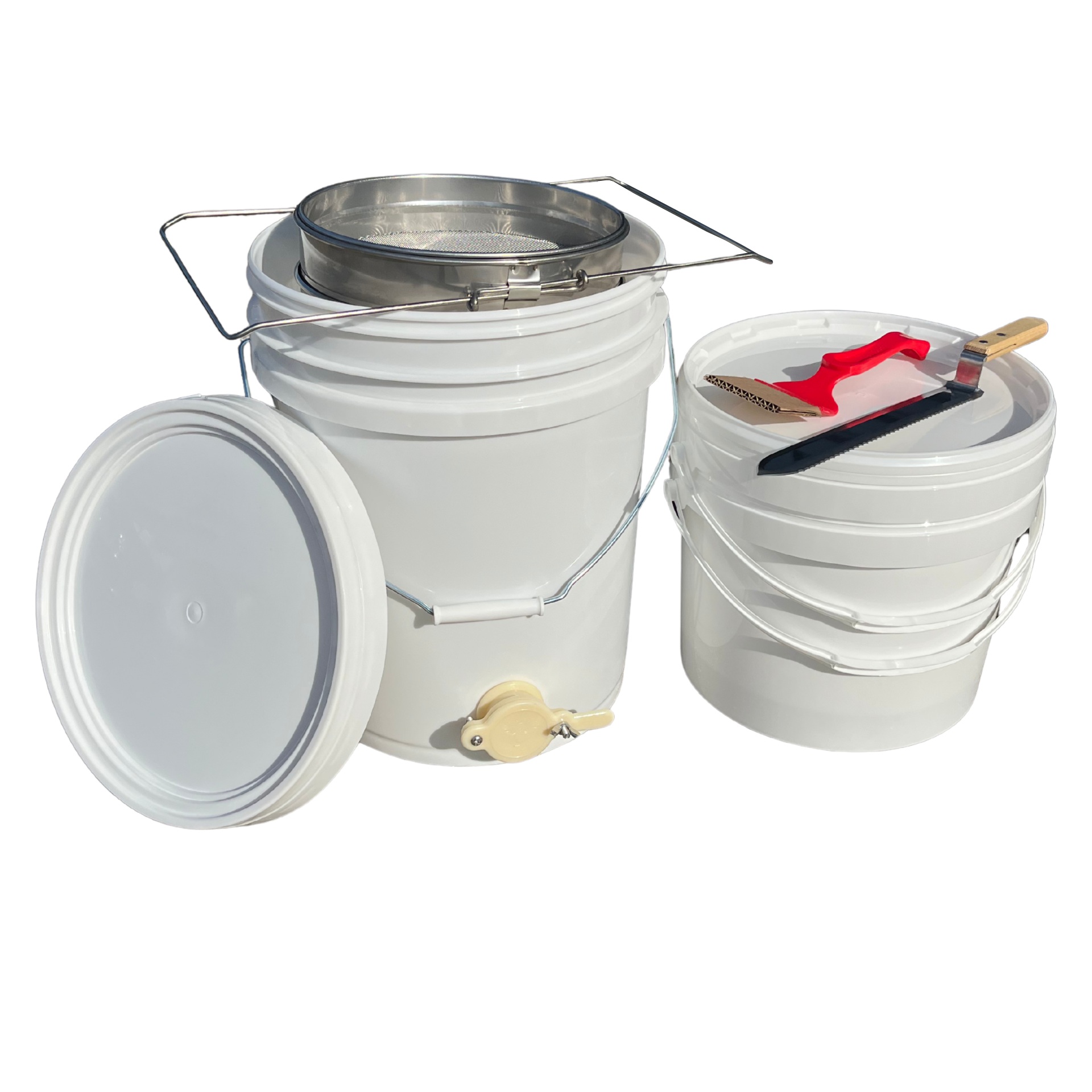 Honey processing accessories kit